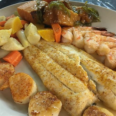√ Stuffed Flounder With Shrimp And Scallops Amanda Herrera