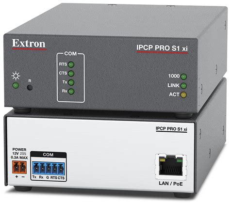 IPCP Pro S1 Xi IP Link Pro Xi Control Processors Extron