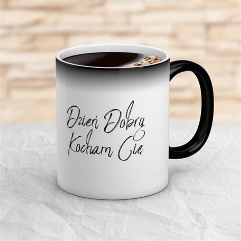 Kubek magiczny Dzień Dobry Kocham Cię