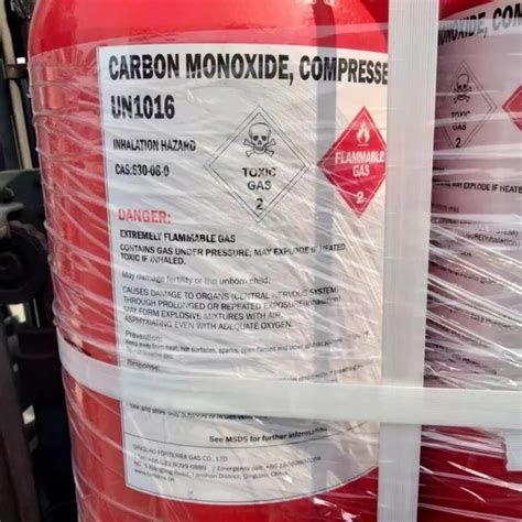 Industrial Gas Cylinder High Pressure Carbon Monoxide Iso9809 3