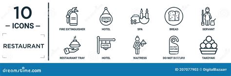 Linear Do Not Disturb Icon From Hotel Outline Collection Thin Line Do