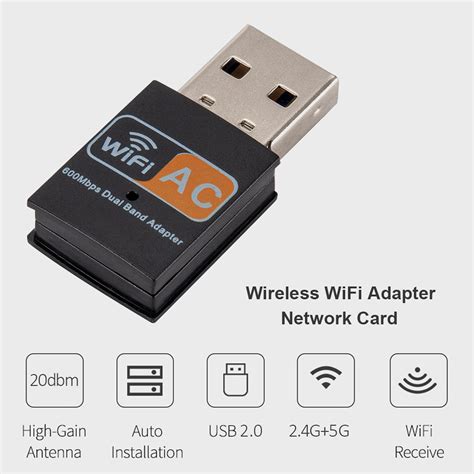 Adaptor Wi Fi Axroad Mall Transfer De Date 600mbps Usb 2 0 Capacitate Puternica Anti