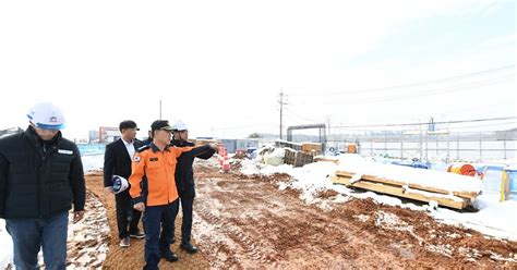 국립소방박물관 건립 현장 찾은 허석곤 소방청장