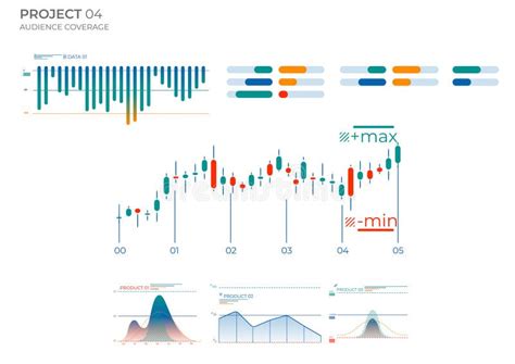 Modern Business Elements Charts In Color Finance Charts Stock