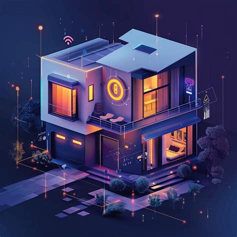 Premium Photo Smart Home Smarthome Technology Illustrated By