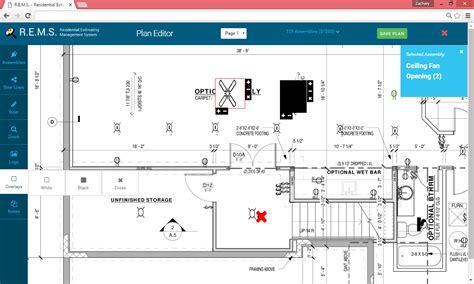 Visual Electrical Estimating Estimating With Rems Plan Editor