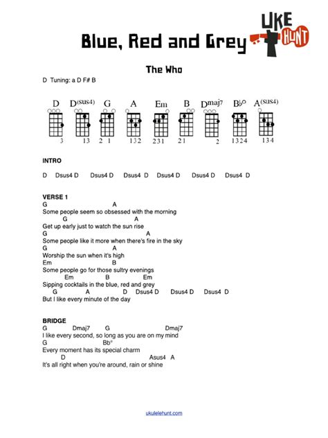 Red Blue And Grey Uke Pdf