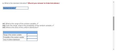 Solved A Uniform Distribution Is Defined Over The Interval