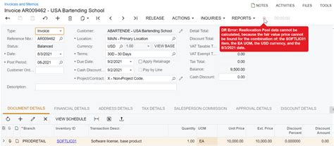 Deferred Revenue Functionality In Receivable Community
