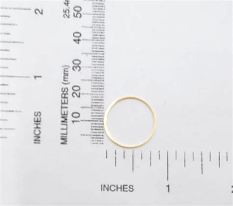20 Gold Plated Closed Linking Jump Rings 18mm 8 23 Etsy