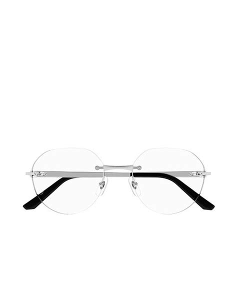 Cartier Eyeglasses In Metallic For Men Lyst