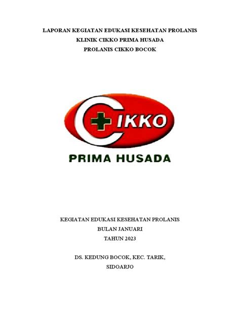Laporan Kegiatan Edukasi Kesehatan Prolanis Pdf
