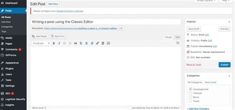 How To Create A Post Or Page With Wordpress Block Editor Slightly