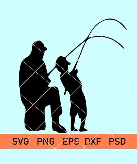 Fishing Dad Svg Fishing Dad Fathers Day Svg Files For Cricut Fishing
