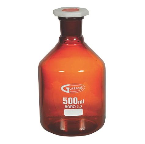 Стъклен бутилки за реагенти / 250 - 1000ml / кехлибар / тясно гърло ...