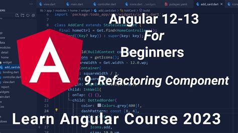 Class 7 Refactoring Component Angular Tutorial For Beginners In Hindi 2023 Angular Youtube