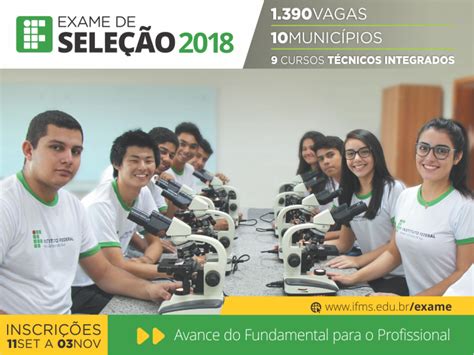 Ifms Abre Mais De Mil Vagas Em Cursos Técnicos Integrados Ao Ensino