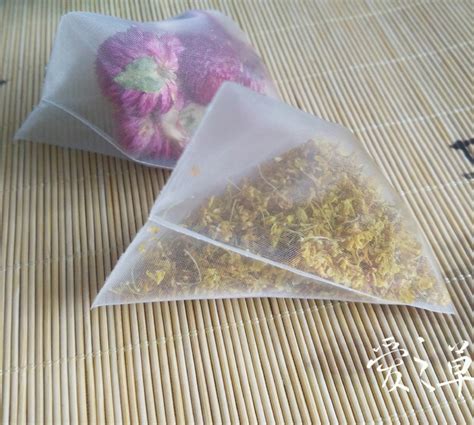 无标尼龙网布三角四角茶包袋花茶袋泡茶袋过滤袋587cm1000个虎窝淘