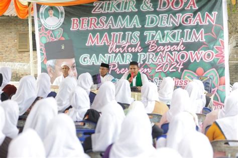 Gelar Doa Bersama TGS Ganjar Tekankan Pentingnya Toleransi