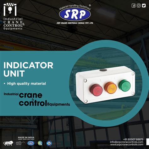 Indicator Unit Products At Price Inr 450 In Shapar Srp Crane Controls India Pvt Ltd
