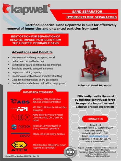 Spherical Sand Separator Pdf