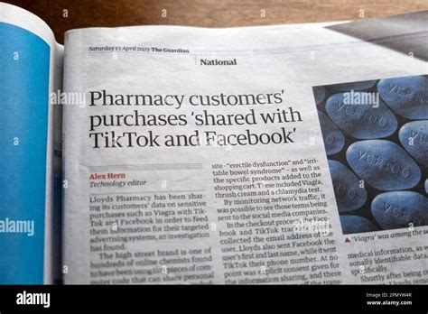 Les achats de clients de pharmacie ont été partagés avec TikTok