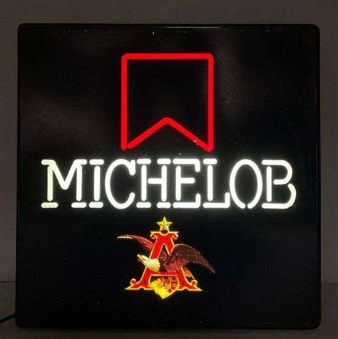 Michelob Beer Light Up Advertising Sign Matthew Bullock Auctioneers