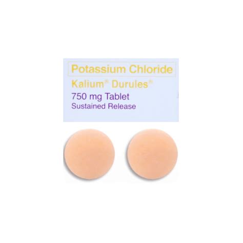 Kalium Durules Potassium Chloride 750mg Tablet X 1 Xalmeds
