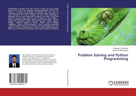 Problem Solving And Python Programming Annamalai Kaliappan