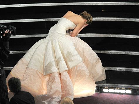 Jennifer Lawrence Oscar Fall