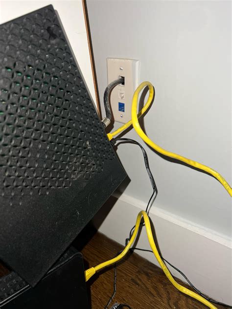 do i need a second ethernet cable to plug from router into the wall