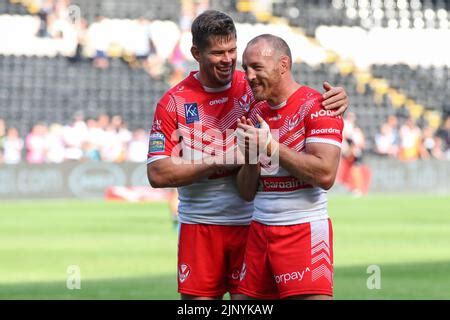 Louie McCarthy Scarsbrook 15 Und James Roby 9 Von St Helens Teilen