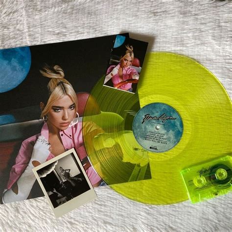 Limited Edition Translucent Yellow Vinyl Dua Lipa Future Nostalgia