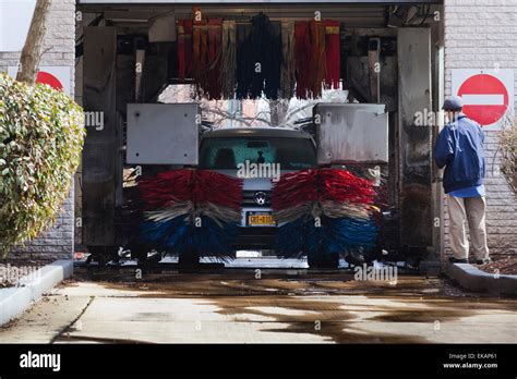 Self Service Automated Car Wash USA Stock Photo Alamy