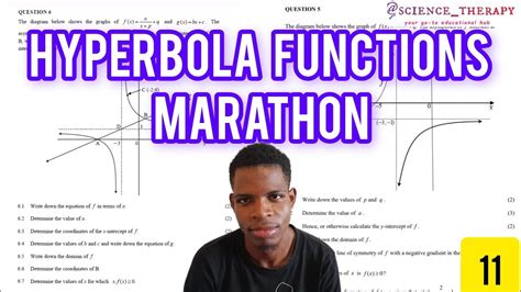 Hyperbola Functions Marathon Grade 11 Youtube