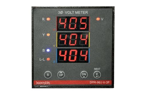 swastik dpm 491 vdc digital panel dc volt meter beeco electronics
