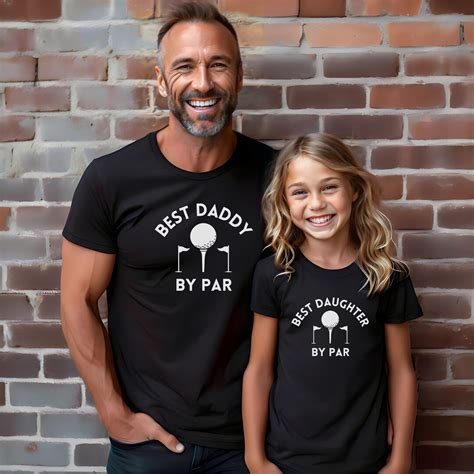 Dad Daughter Golf Matching Shirts Daddy And Me Golfing Tshirt Funny