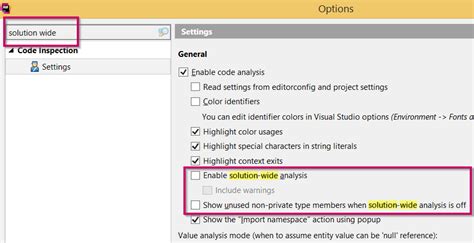 Resharper Disable Notification For Unused Public Methods Stack Overflow