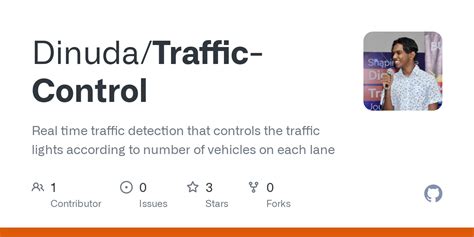 github dinuda traffic control real time traffic detection that