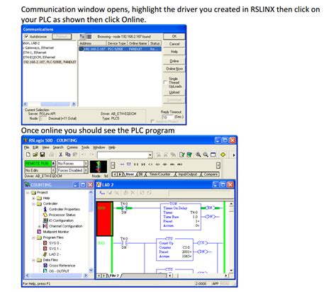 AB Ethernet To DF Application Note Using RSLINX Gateway