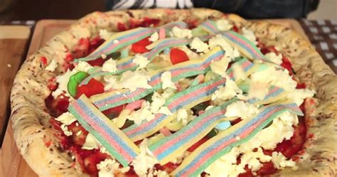 Epic Meal Time Makes A Candy Pizza