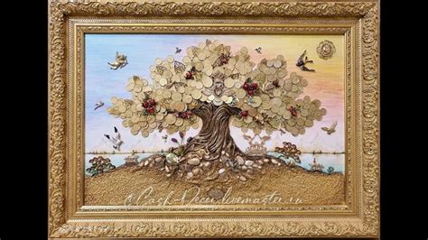 КАРТИНА ДРЕВО ИЗОБИЛИЯ гармония и процветание окружающей среды Денежные деревья