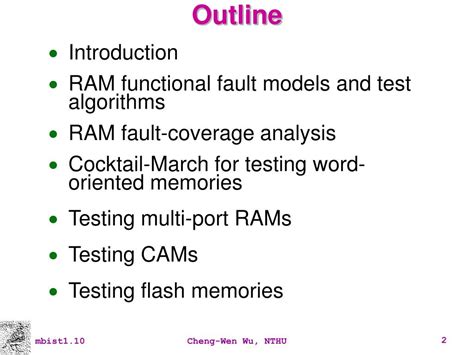 Ppt Testing Semiconductor Memories Powerpoint Presentation Free Download Id436646