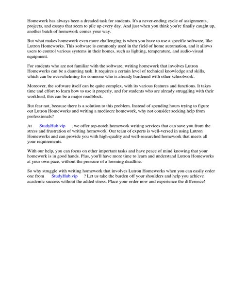 Lutron Homeworks Software Pdf Application Software Software