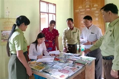 တာလေမြို့၌ နယ်လှည့်စာကြည့်တိုက် ကွင်းဆင်းဆောင်ရွက် Information And