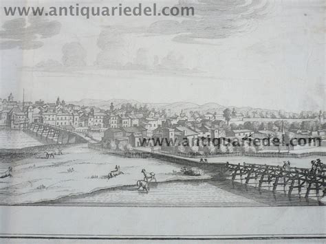 Roanne anno 1650 Merian Matthäus Copperengraving edited by Matthäus