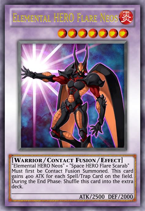 Elemental Hero Flare Neos By Liavcol On Deviantart