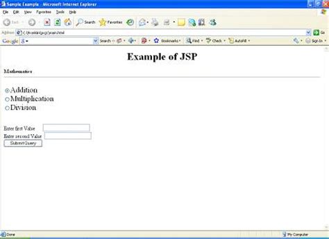 Simple Jsp Example