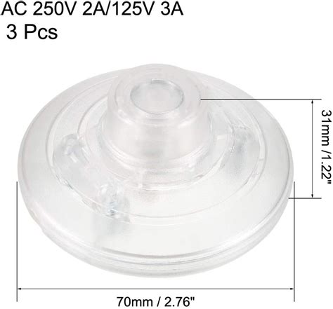 Uxcell Inline Foot Latching Pedal Push Button Switch 250v 2a 125v 3a