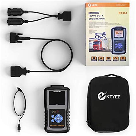 Kzyee Kc601 Heavy Duty Scan Tool Diesel Truck Diagnostic Scanner Transmission Dpf Code Reader